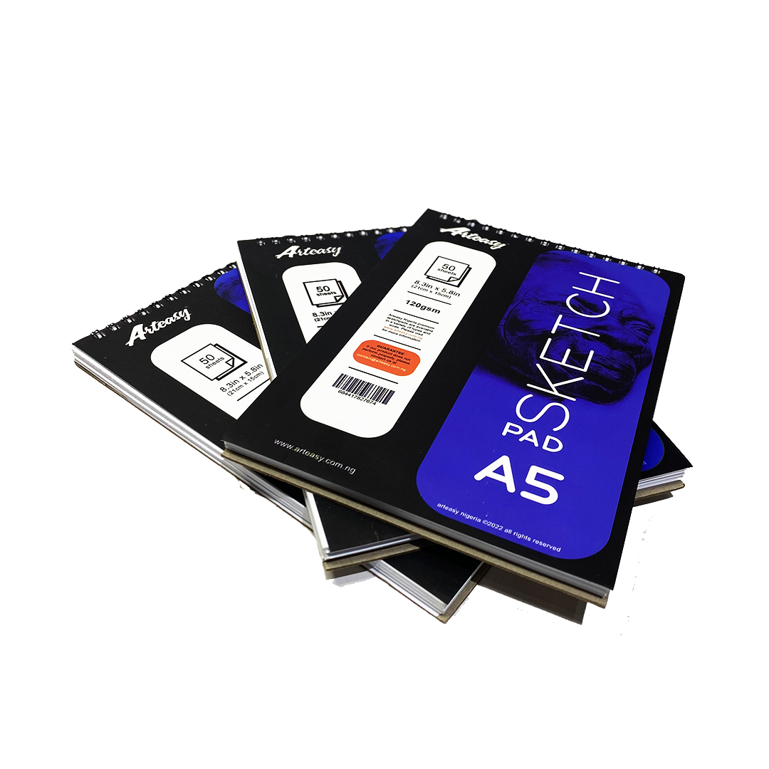 Arteasy A5 50 Sheets Sketchpad 120GSM - Arteasy Nigeria