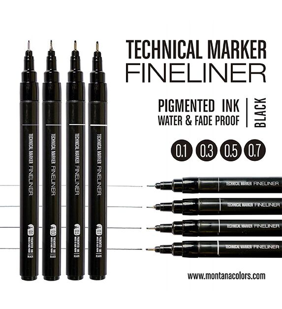 MTN Technical Marker Fineliner - Arteasy Nigeria