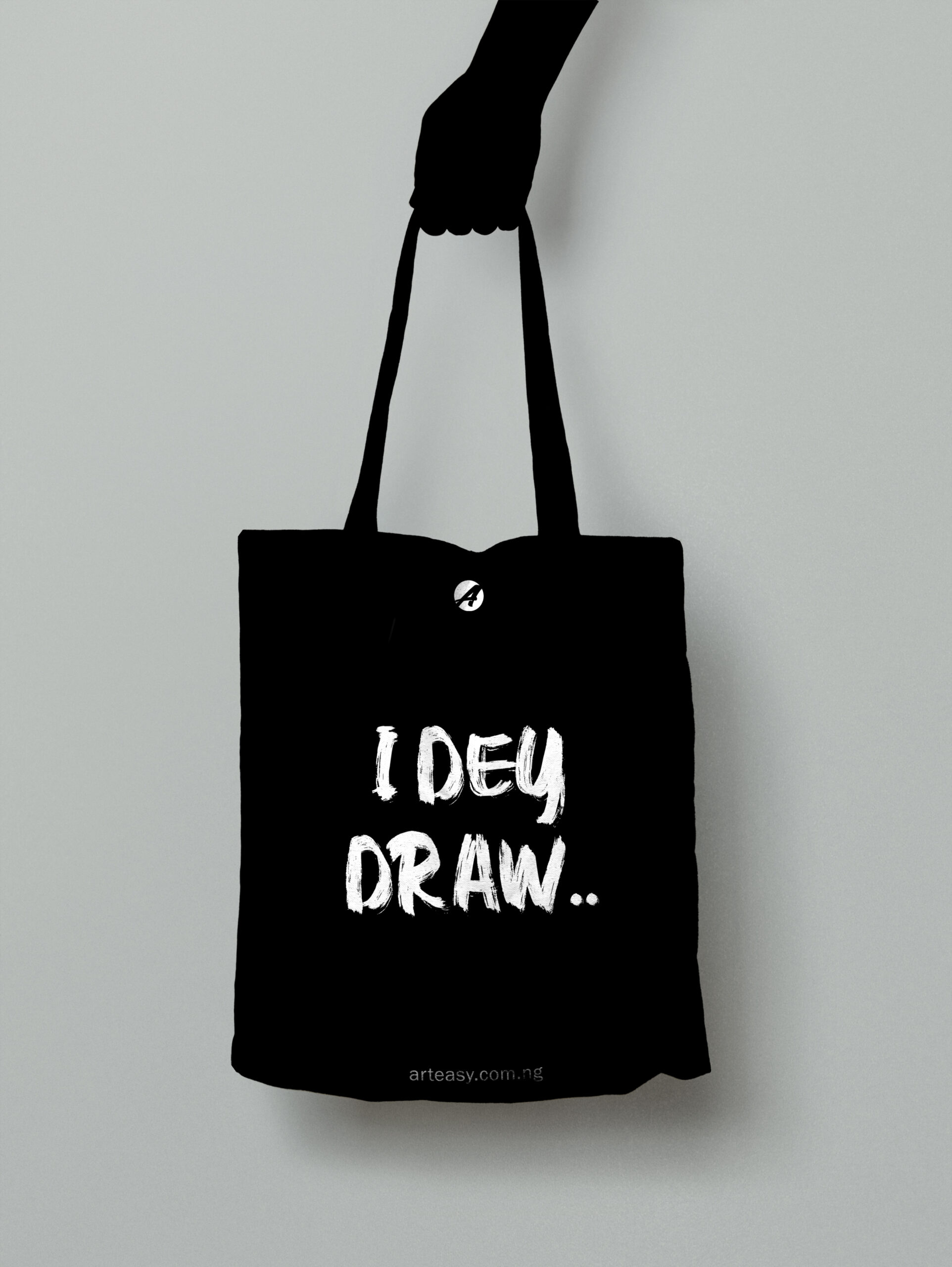 Arteasy “I Dey Draw” Classic Tote Bag – Arteasy Nigeria