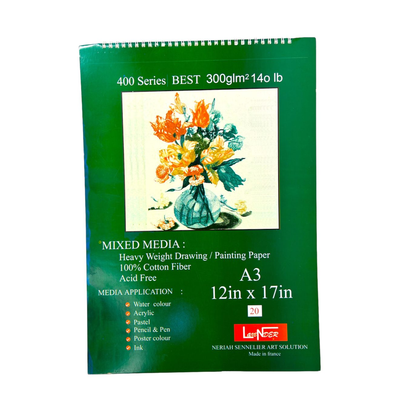 Lavender A2 Mixed Media Heavy Weight Drawing /Painting Paper 400Series ...